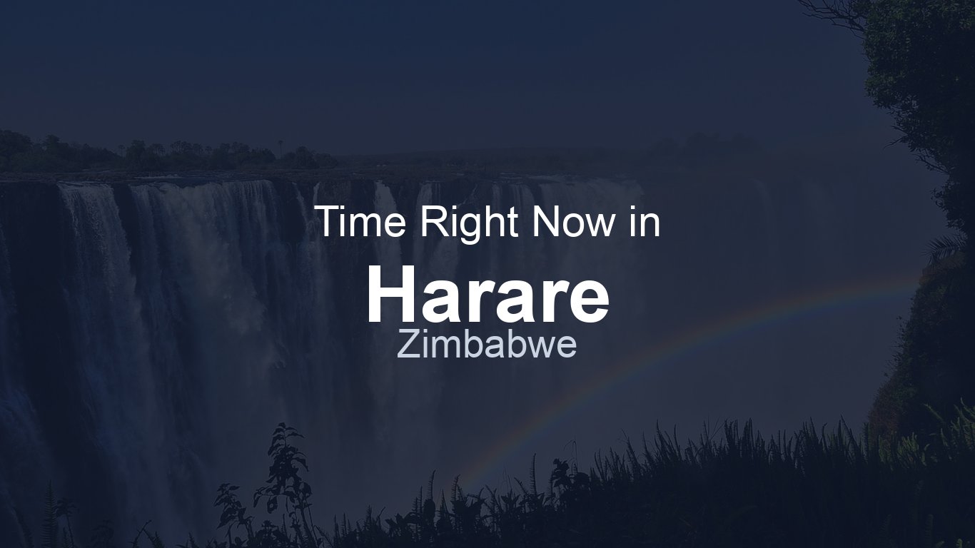 Time in Harare, Zimbabwe | TimeRight.now