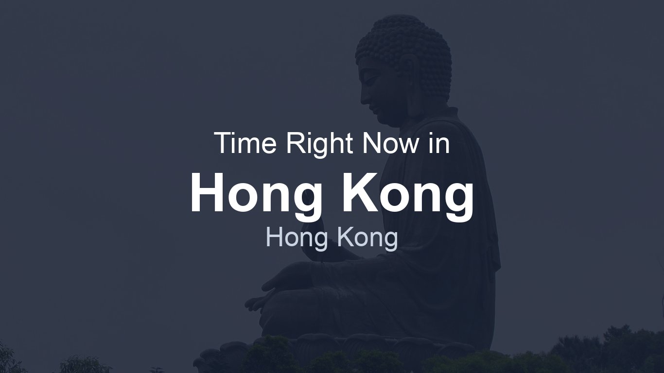 Time in Hong Kong, Hong Kong | TimeRight.now