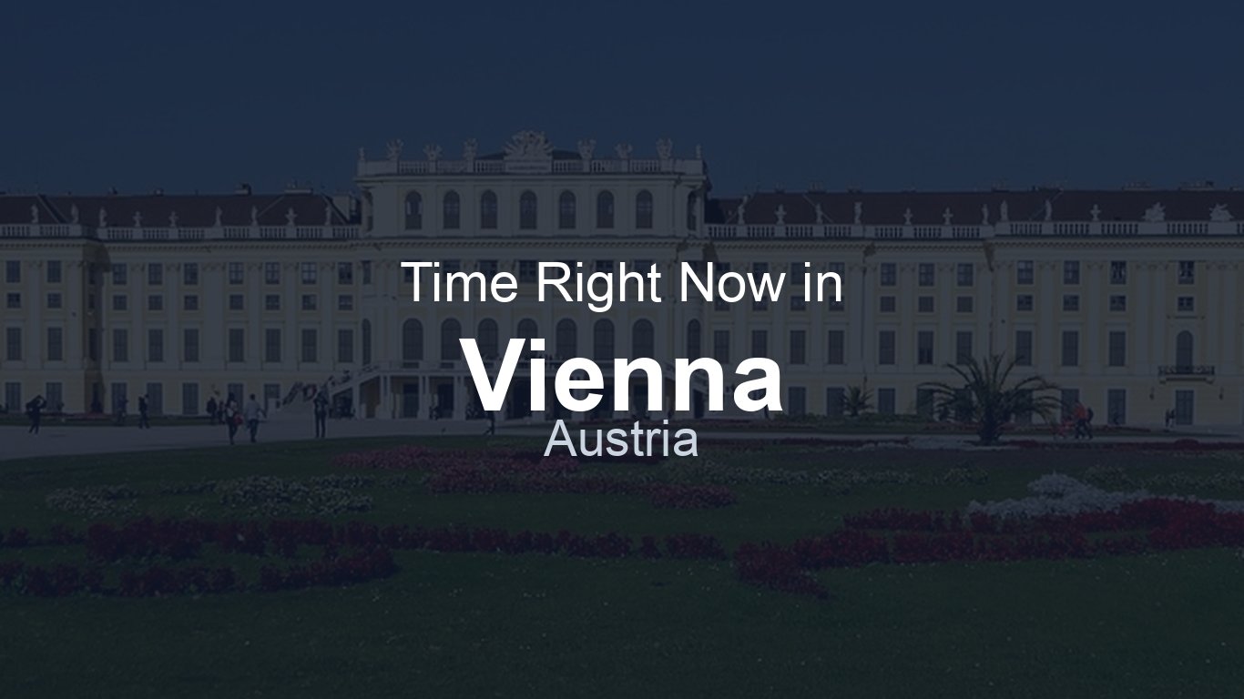 Time in Vienna, Austria | TimeRight.now