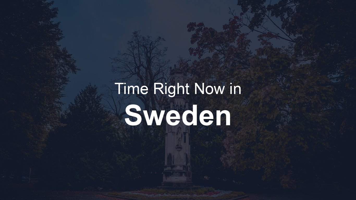 Time in Sweden | TimeRight.now