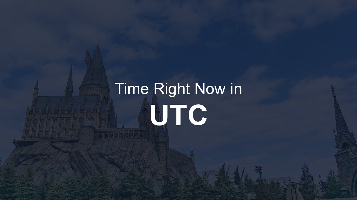 Time in UTC (Coordinated Universal Time) | TimeRight.now
